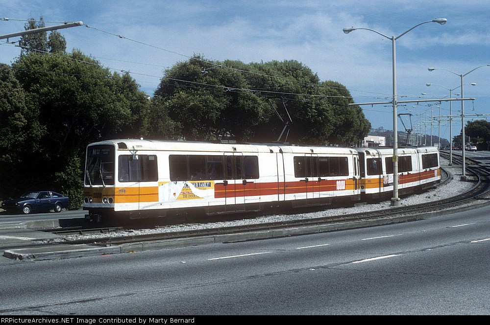 MUNI 1205, M Ocean View